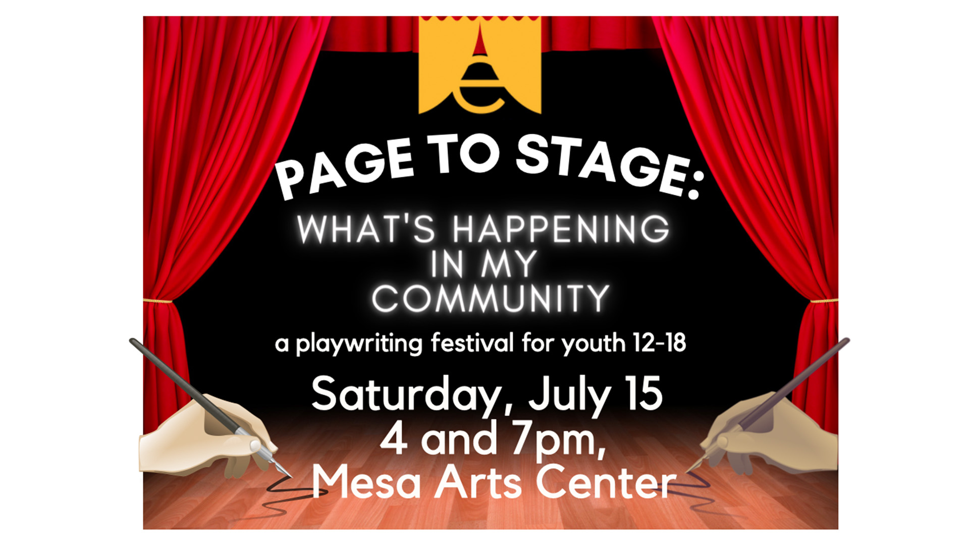 EVCT Page to Stage Festival